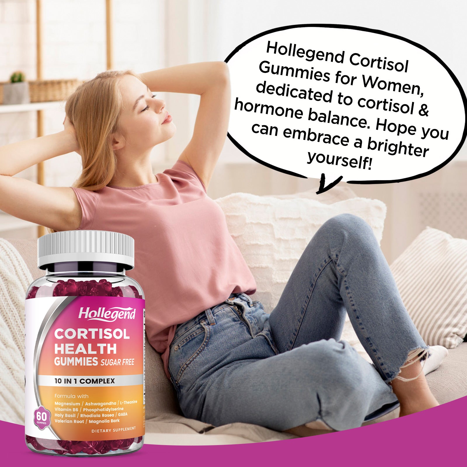 Best Cortisol Gummies: A Natural Solution for Stress Relief and Wellne – Hollegend Nutrition